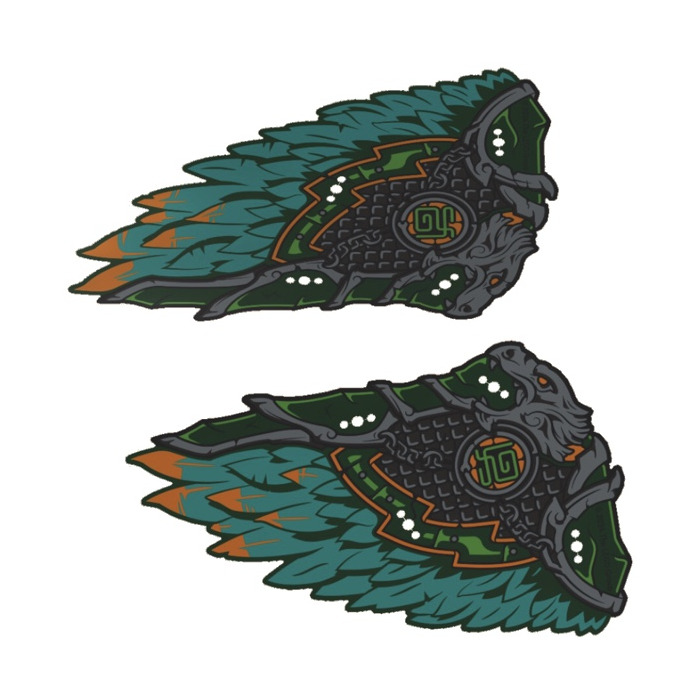 LEGO Dark Turquoise Nine-Headed Beast Wings (108221) | Brick Owl - LEGO ...