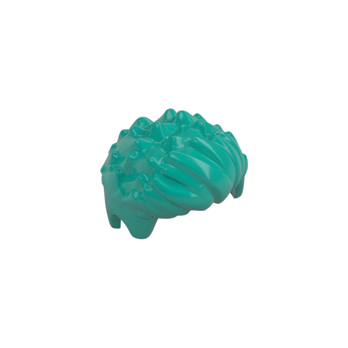 LEGO Dark Turquoise Short Spiky Hair (2631) | Brick Owl - LEGO Marketplace