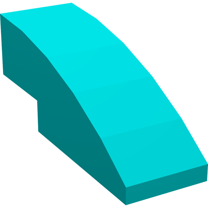 LEGO Dark Turquoise Slope 1 x 3 Curved (50950) | Brick Owl - LEGO ...