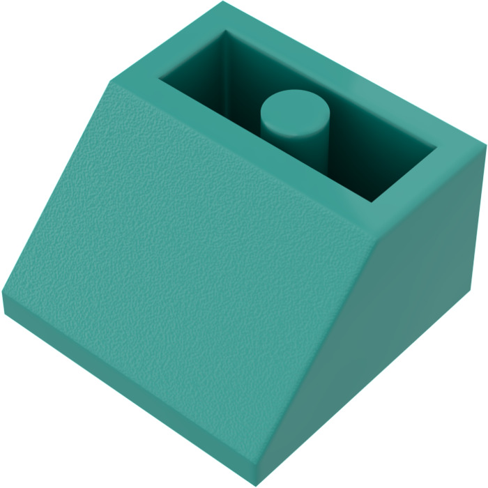 LEGO Dark Turquoise Slope 2 x 2 (45°) Inverted (3660 / 7261) | Brick ...