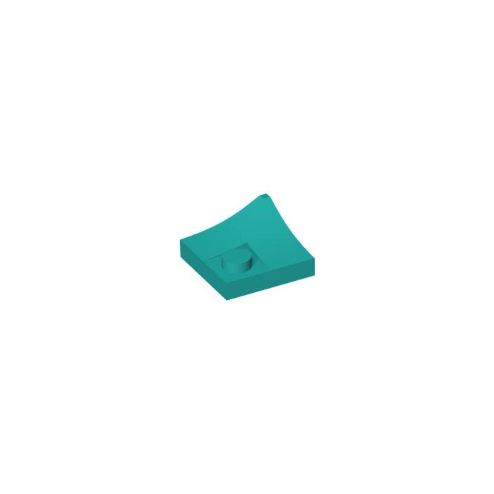 LEGO Dark Turquoise Slope 2 x 2 Curved with Corner (4190) | Brick Owl ...