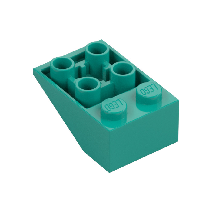 LEGO Dark Turquoise Slope 2 x 3 (25°) Inverted (2752 / 3747) | Brick ...