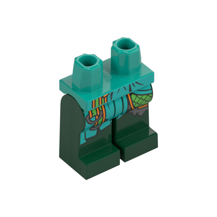 LEGO Dark Turquoise The Nine-Headed Demon Minifigure Hips and Legs ...