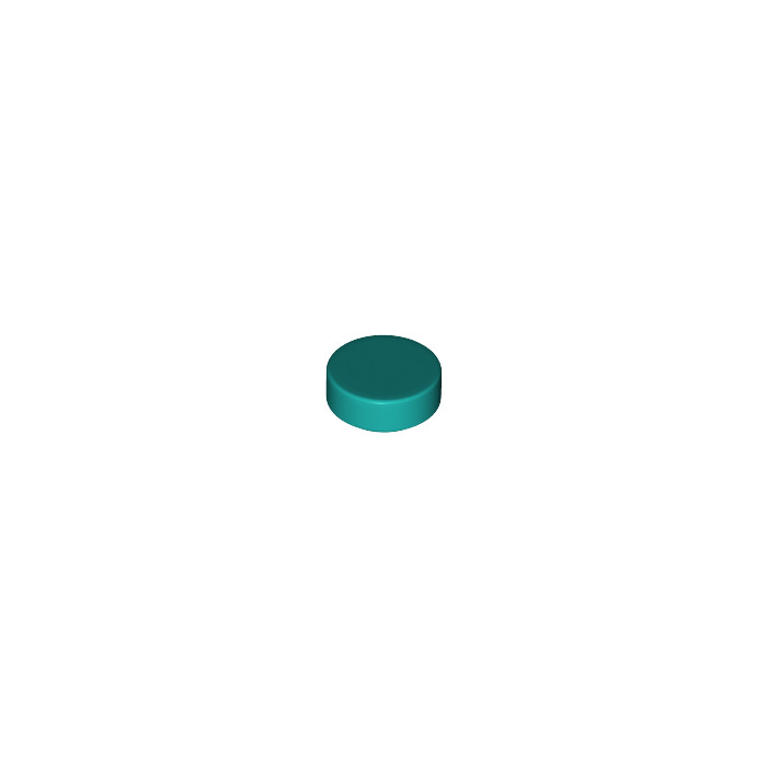 LEGO Dark Turquoise Tile 1 x 1 Round (98138) | Brick Owl