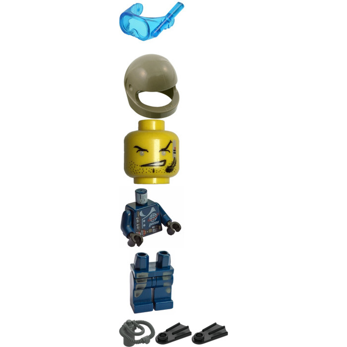 LEGO Dash with Deep Sea Outfit and Flippers Minifigure | Brick Owl ...