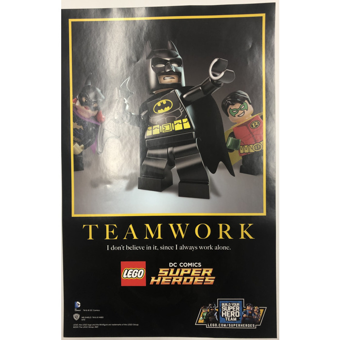 LEGO DC Comics Super Heroes Batman Teamwork Poster | Brick Owl - LEGO ...