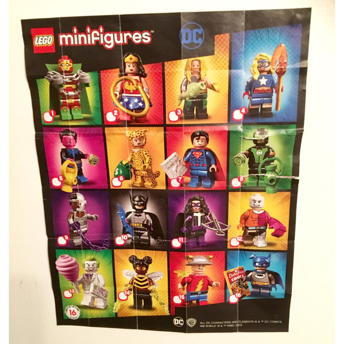 LEGO DC Super Heroes Series Collectable Minifigures Random Pack Set ...