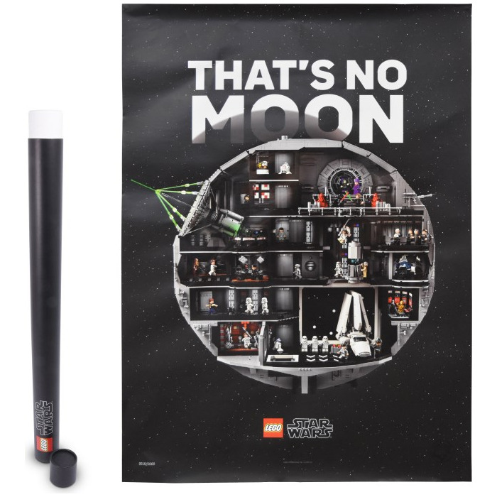 LEGO Death Star Supersize Premium Print (UCSDSPOSTER) | Brick Owl ...