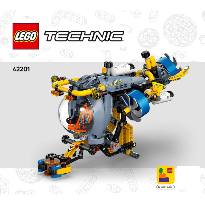 LEGO Deep-Sea Research Submarine Set 42201 Instructions | Brick Owl ...