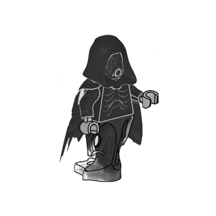 LEGO Dementor with Black Hood and Cape and Eye Holes Minifigure | Brick ...