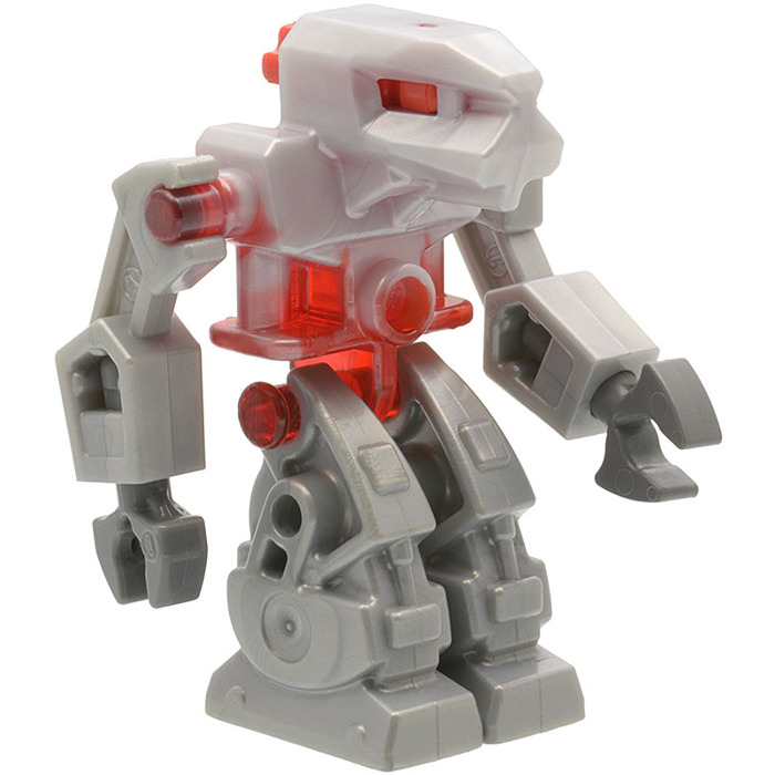 LEGO Devastator with Transparent Red Torso and Red Eyes Minifigure ...