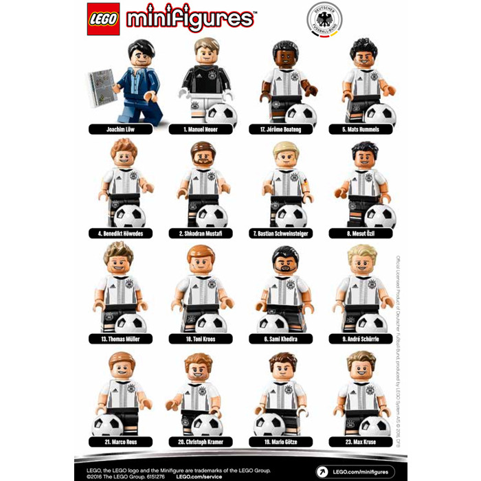 LEGO DFB Series Collectable Minifigures Random Pack Set 71014-0 ...