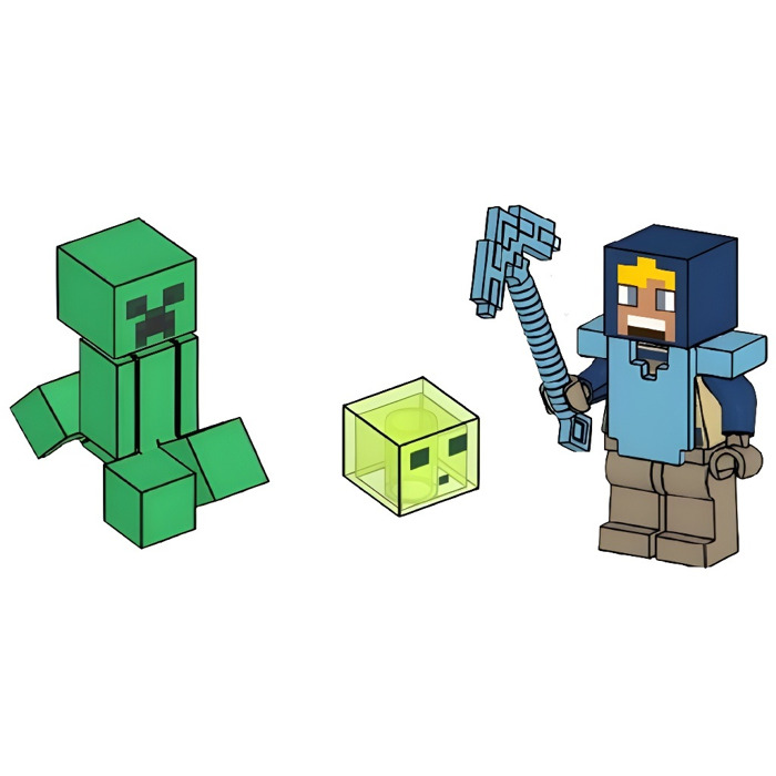 LEGO Diamond Hero, Creeper and Slime Set 662508 Inventory | Brick Owl ...