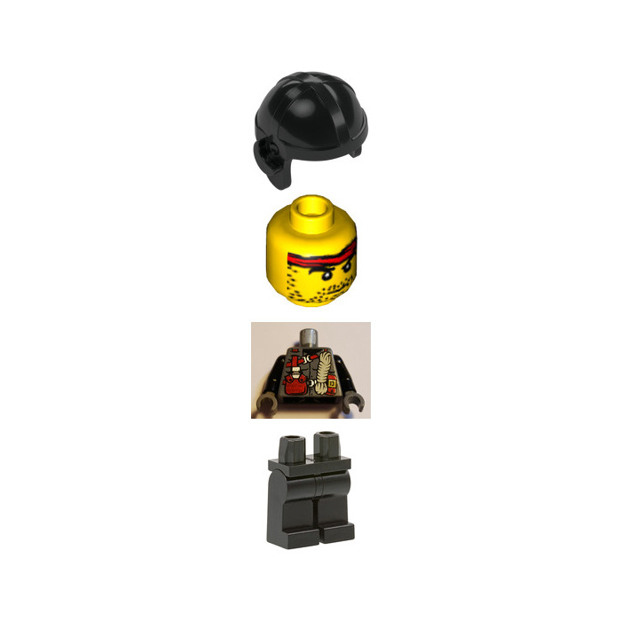 LEGO Digger with Rope Minifigure | Brick Owl - LEGO Marketplace
