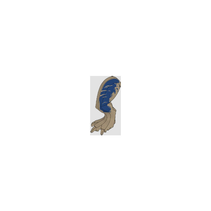 LEGO Dinosaur Back Left Leg with Long Claws with Dark Blue (98061 / ...