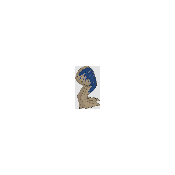 LEGO Dinosaur Back Right Leg with Long Claws with Dark Blue (98163 / ...