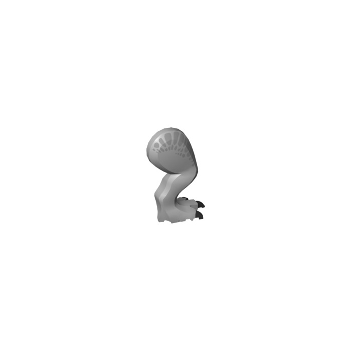 LEGO Dinosaur Back Right Leg with Long Claws with Gray Scales (98163 / ...