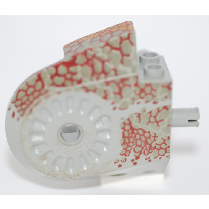 LEGO Dinosaur Body Quarter with Pins with Dark Gray Scales (40374 / ...