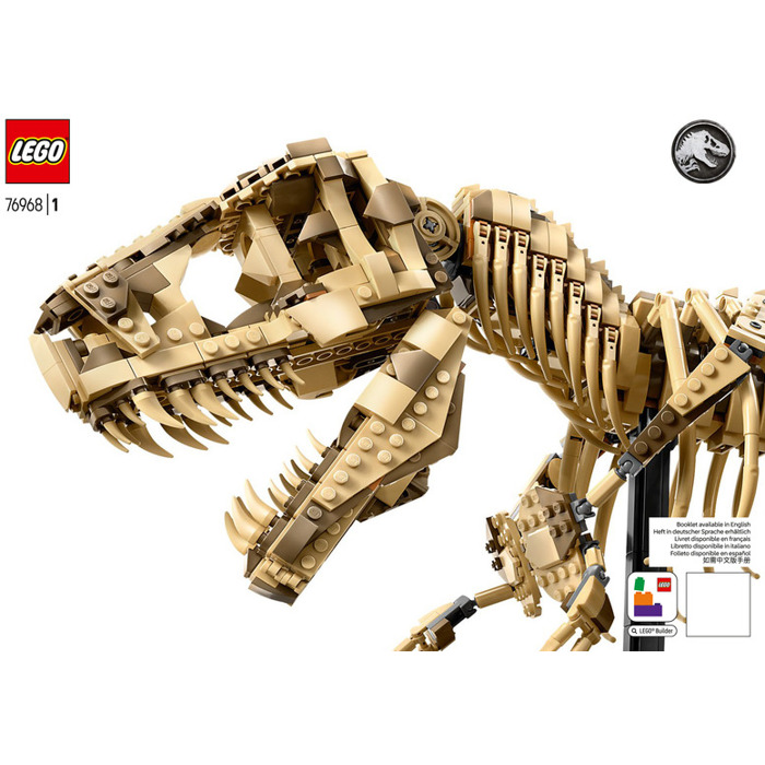 LEGO Dinosaur Fossils: Tyrannosaurus rex Set 76968 Instructions | Brick ...