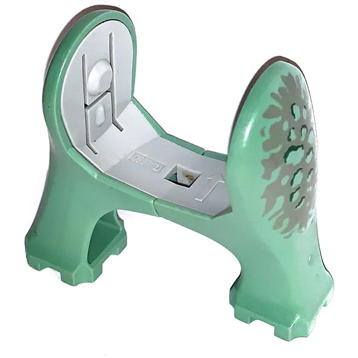 LEGO Dinosaur Legs (Short) with Dark Gray and Dark Green (40397 / 48328 ...