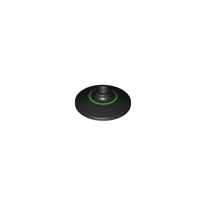 LEGO Dish 2 x 2 with Hubcap with Bright Green Circle (4740 / 112533 ...