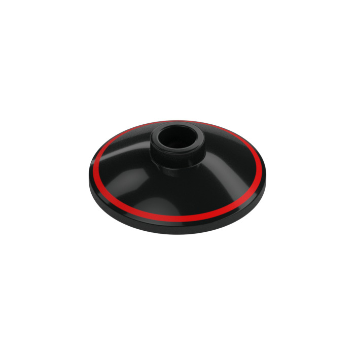 LEGO Dish 2 x 2 with Hubcap with Red Circle (4740 / 112501) | Brick Owl