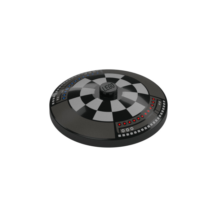 LEGO Dish 4 x 4 with Dejarik Table Pattern (Solid Stud) (3960 / 34538 ...