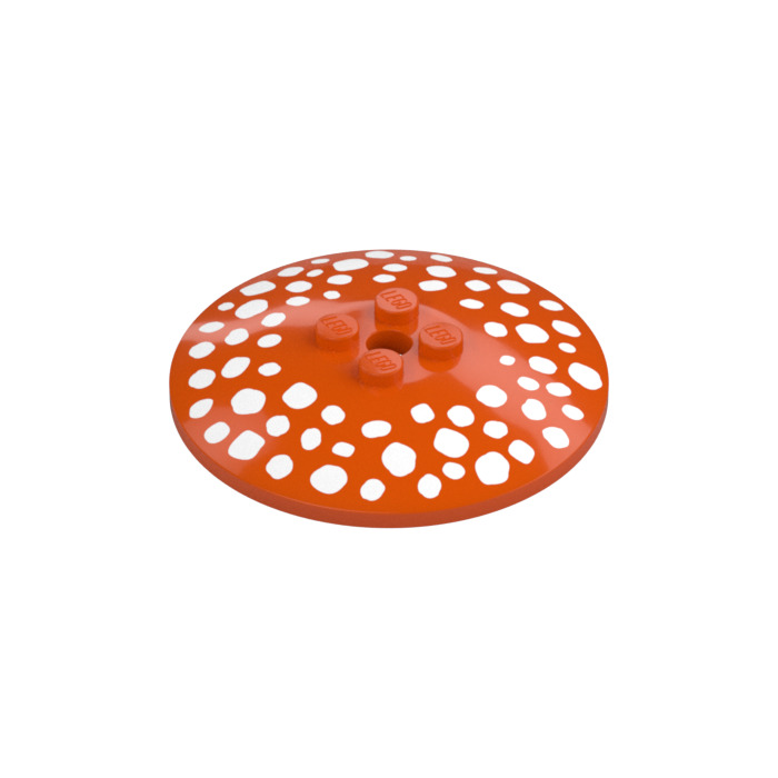 LEGO Dish 6 x 6 with Decoration (44375) | Brick Owl