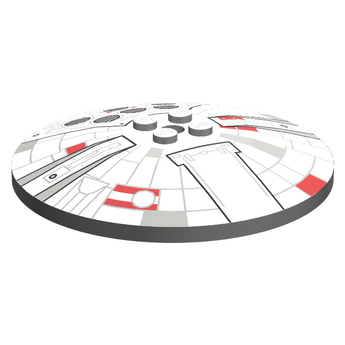 LEGO Dish 8 x 8 with Millennium Falcon (3961 / 45090) | Brick Owl ...