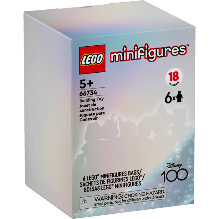 LEGO Disney 100 Series Collectable Minifigures Random Box of 6 Set ...