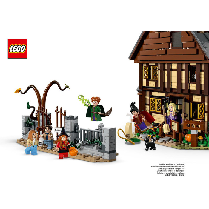 LEGO Disney Hocus Pocus: The Sanderson Sisters' Cottage Set 21341 ...