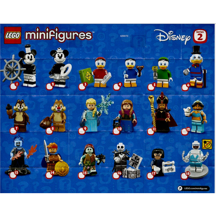 LEGO Disney Series 2 Collectable Minifigures Random Pack Set 71024-0 ...