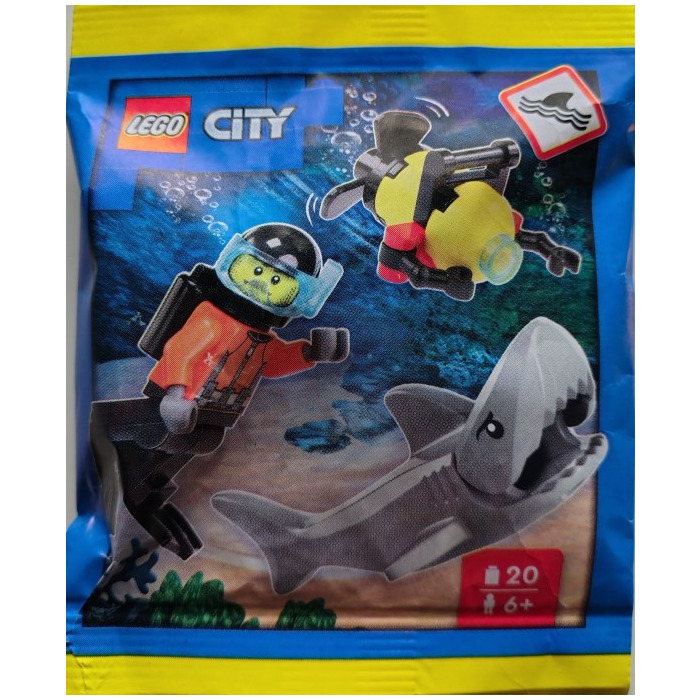 LEGO Diver with Robot and Shark Set 952503 | Brick Owl - LEGO Marketplace