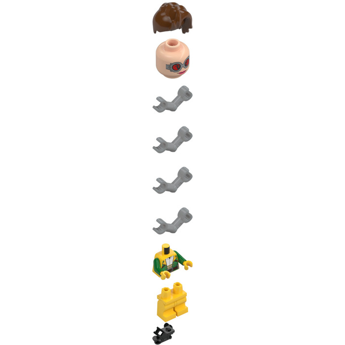 LEGO Doc Ock (Olivia Octavius) with Yellow Top and Gray Arms Minifigure ...
