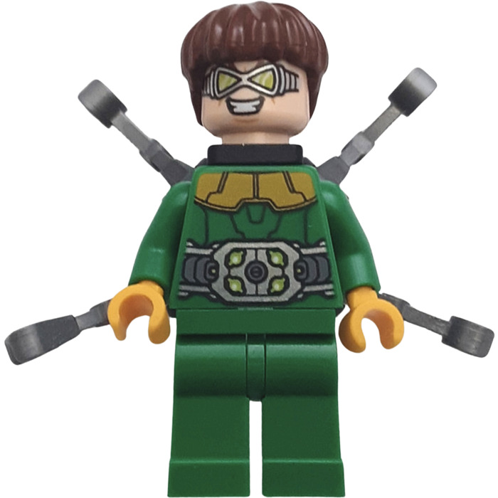 LEGO Doc Ock with Green Suit and Short Mechanical Arms Minifigure ...
