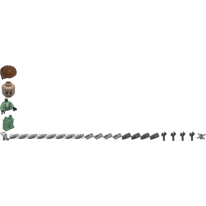 LEGO Doc Ock with Sand Green Outfit and Thin Toothy Smile Minifigure ...