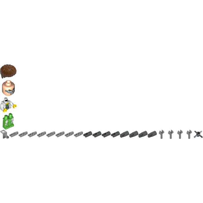 LEGO Doc Ock with White Lab Coat and Mechanical Arms Minifigure | Brick ...