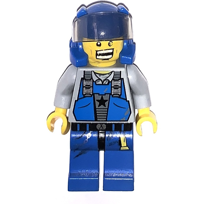 LEGO Doc with Blue Outfit and Visor Minifigure | Brick Owl