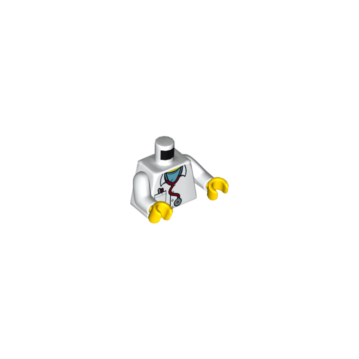 LEGO Doctor Minifig Torso (973 / 76382) | Brick Owl - LEGO Marketplace