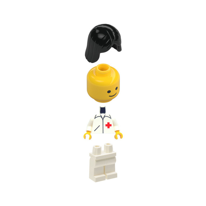 LEGO Doctor with Black Hair Minifigure | Brick Owl - LEGO Marketplace