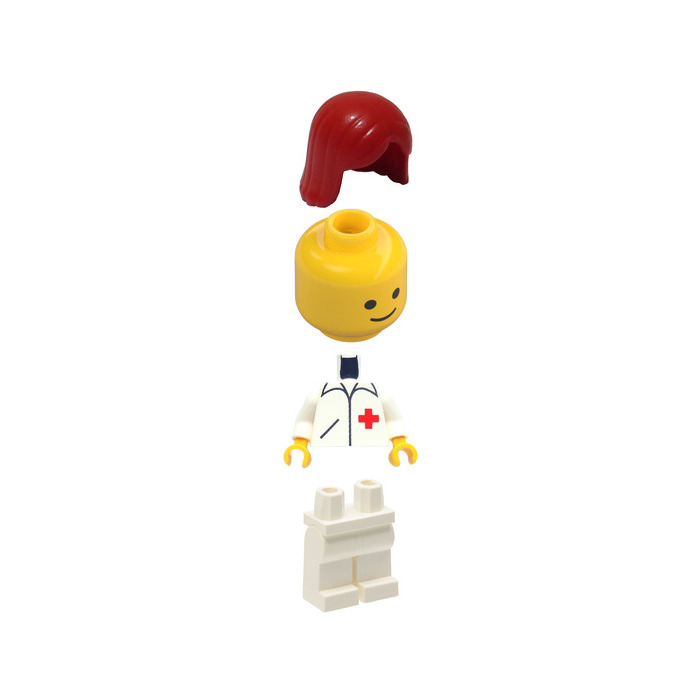 LEGO Doctor with Red Female Hair Minifigure | Brick Owl