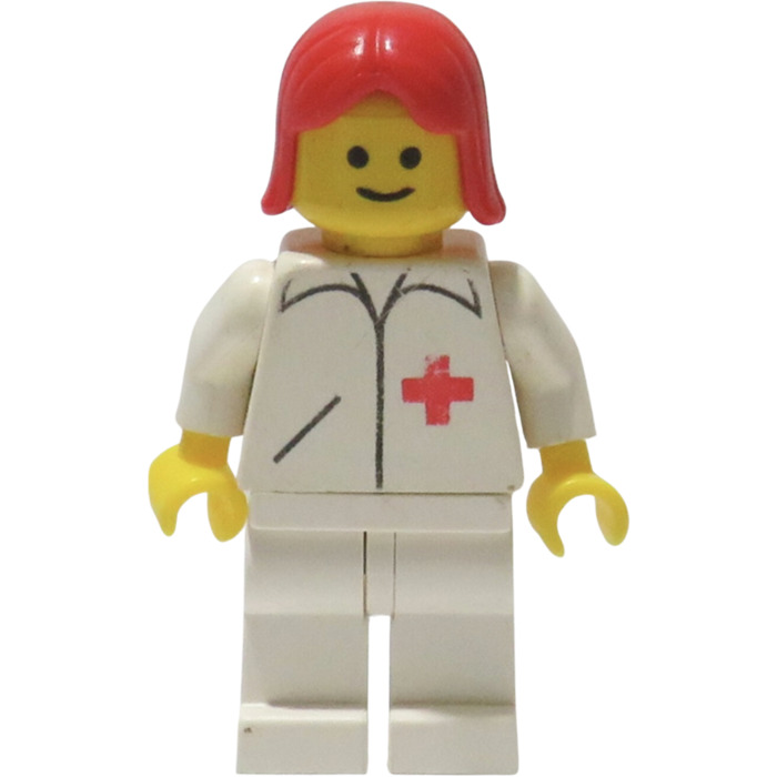 LEGO Doctor with Red Female Hair Minifigure | Brick Owl - LEGO Marketplace