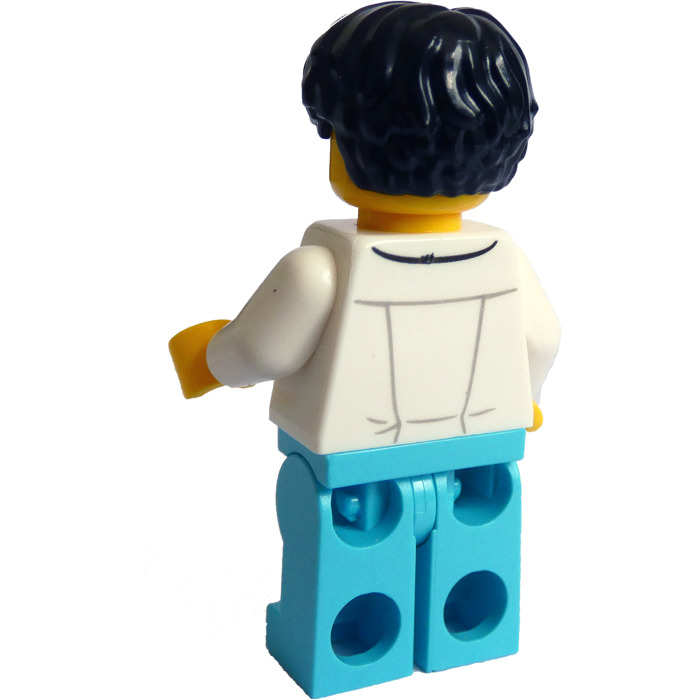 LEGO Doctor with White Lab Coat and Black Hair Minifigure | Brick Owl ...