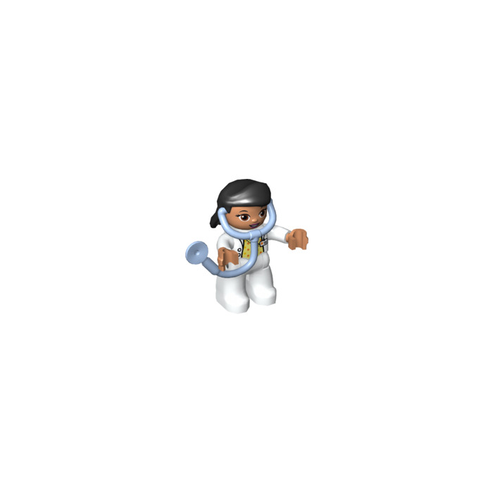 LEGO Doctor with White Legs and Stethoscope Duplo Figure | Brick Owl