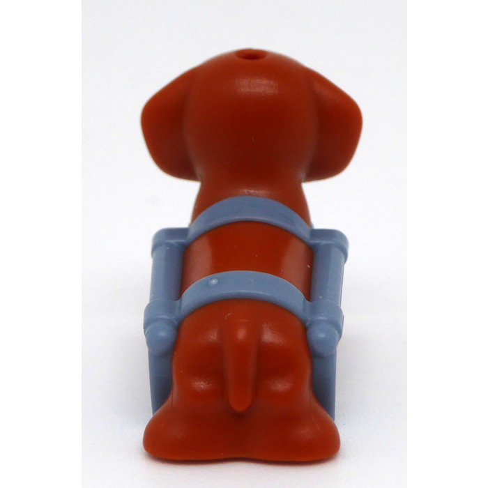 LEGO Dog - Dachshund with Sand Blue Harness (101283) | Brick Owl - LEGO ...