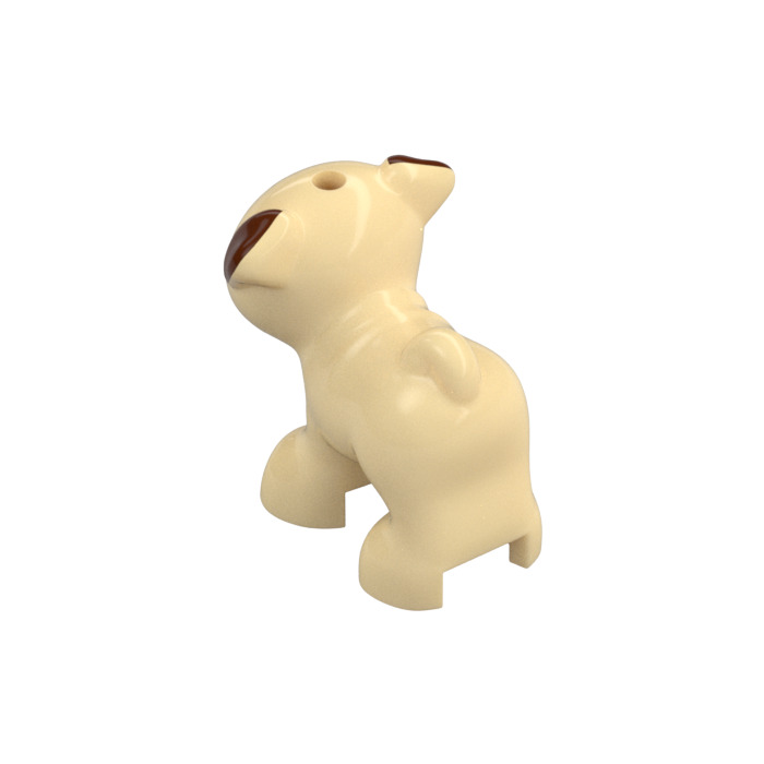 LEGO Dog - Pug with Reddish Brown Face and Tongue Hanging Out (24111 / ...