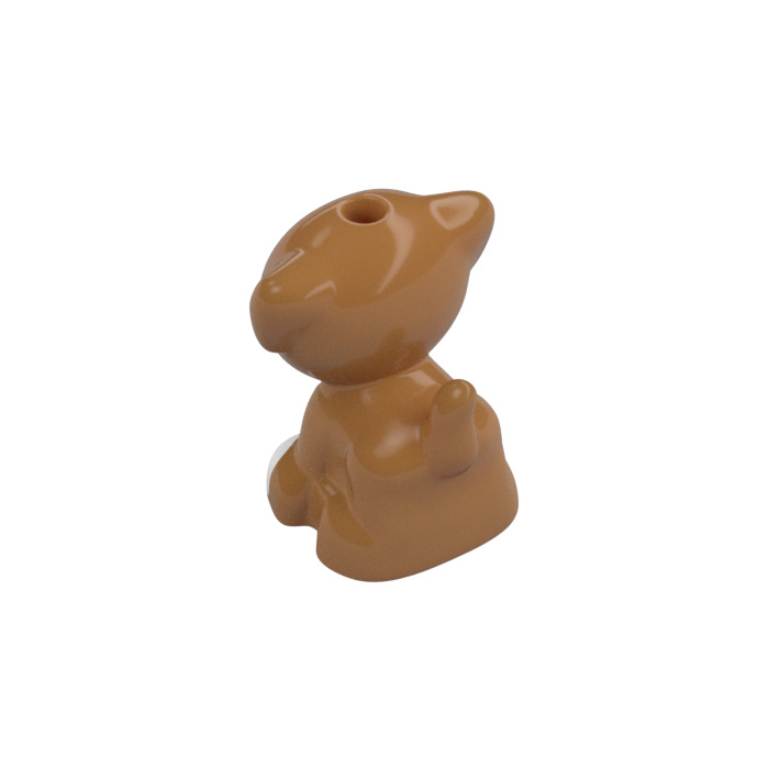 LEGO Dog - Puppy (Small) with White Muzzle and Paws with Reddish Brown ...
