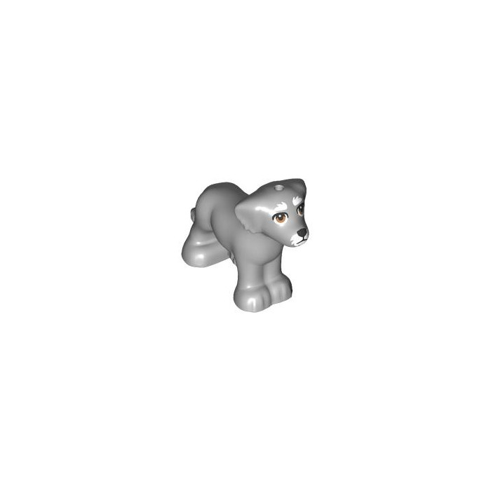 LEGO Dog with Shaggy Fur with White Muzzle and Eyebrows (3168 / 103366 ...