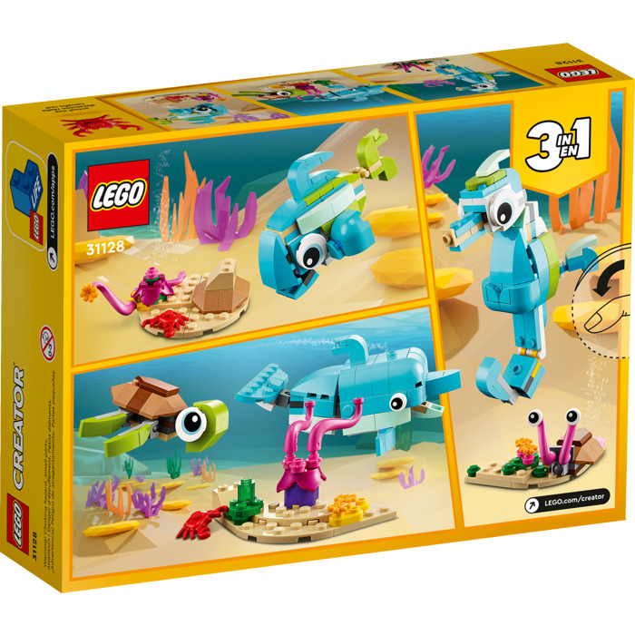 LEGO Dolphin and Turtle Set 31128 | Brick Owl