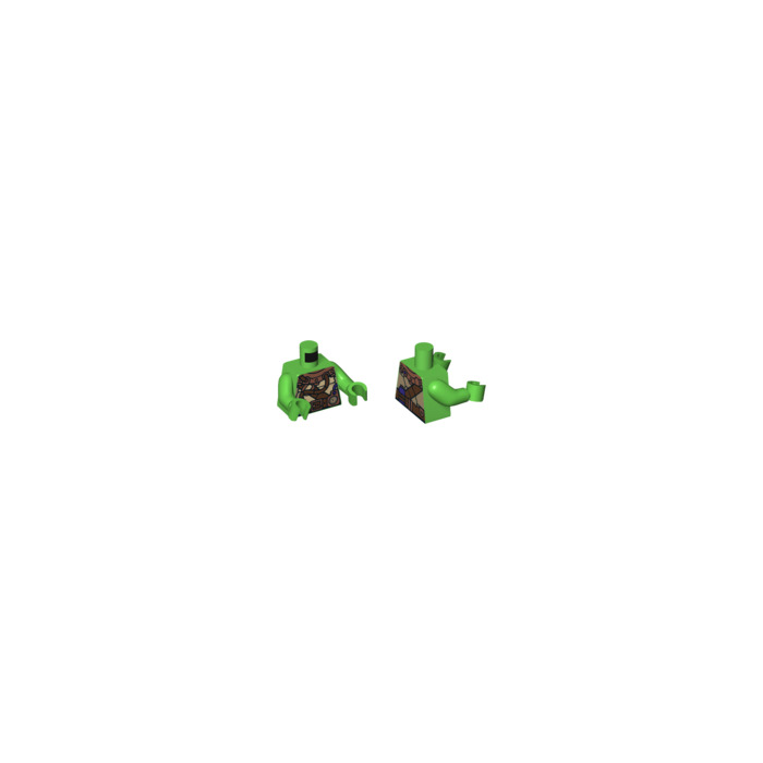 LEGO Donatello with Scuba Gear Minifig Torso (973 / 76382) | Brick Owl ...